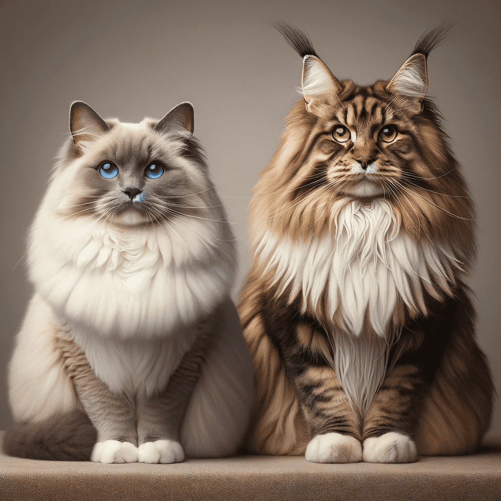 Ragdoll Cat vs. Maine Coon - Ultimate Cuddly Showdown